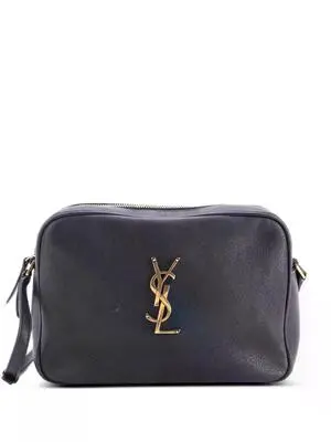 Saint Laurent Lou Camera Bag Leather Small Crossbody - Black