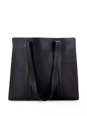LOUIS VUITTON Aerogram Takeoff Leather Tote Bag - Black