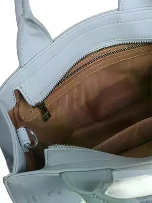 Moschino Logo Embossed Tote Bag