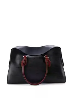 LOUIS VUITTON Tuileries Epi Leather Satchel - Blue