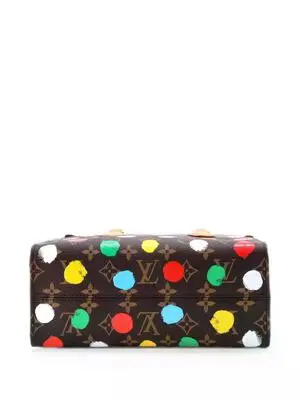 LOUIS VUITTON Painted Dots Monogram Canvas Pm Tote Bag
