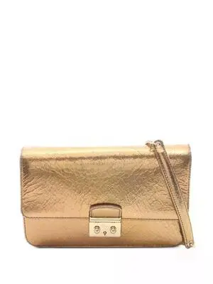 Dior 2000s Logo Chain Shoulder Bag - Gold