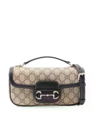 Gucci Small Horsebit 1955 Two-way Handbag - Neutrals