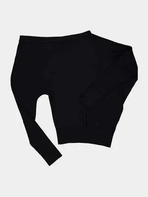 TOM FORD Off-shoulder Wool-silk Top
