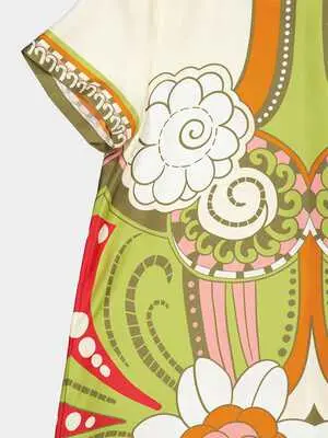 La DoubleJ Anemone Ghirlanda Silk Mini Dress - Multicolour