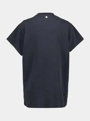 Stella McCartney Relaxed T-shirt With Lace Detail - Black