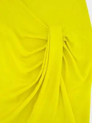 Stella McCartney Draped Midi Skirt - Yellow