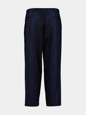 Orlebar Brown Night Iris Stripe Sonoran Trousers - Blue