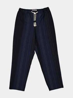 Orlebar Brown Night Iris Stripe Sonoran Trousers - Blue