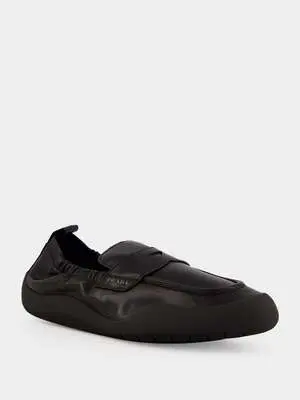 Prada Speedrock Leather Loafers - Black
