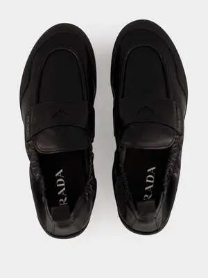 Prada Speedrock Leather Loafers - Black
