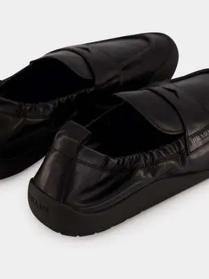 Prada Speedrock Leather Loafers - Black