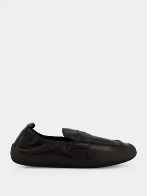 Prada Speedrock Leather Loafers - Black