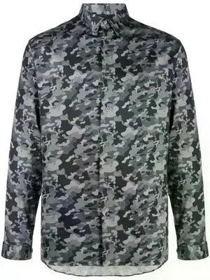 Philipp Plein Camouflage Longsleeved Shirt