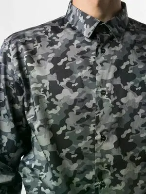 Philipp Plein Camouflage Longsleeved Shirt
