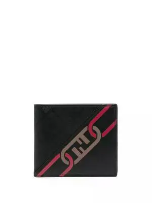 Fendi Logo-print Wallet - Black