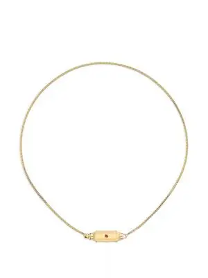 MARIE LICHTENBERG Micro Coco Ruby Locket Necklace