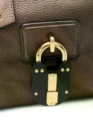 Loewe 2000s Grained Leather Tote Bag
