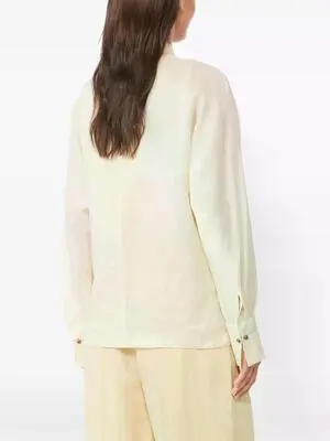 Max Mara Band Collar Shirt