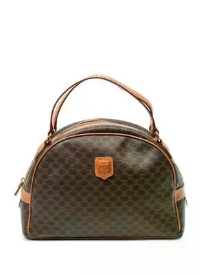 Celine Macadam Dome Bowler Handbag - Brown