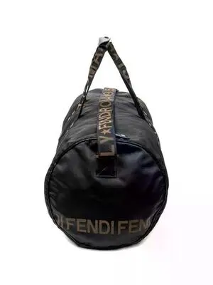 Fendi Logo-tape Duffle Bag