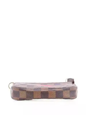 LOUIS VUITTON Pochette Accessoires Limited Edition Damier Mini Clutch Bag
