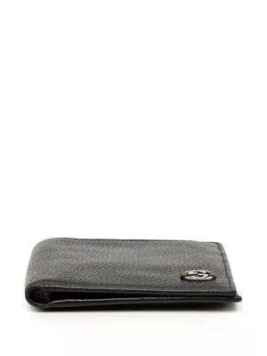 Gucci 2000-2015 Calfskin Web Interlocking G Bifold Wallet Small Wallets