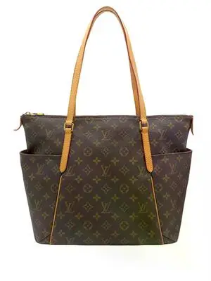 LOUIS VUITTON Monogram Totally Mm Tote Bag - Brown