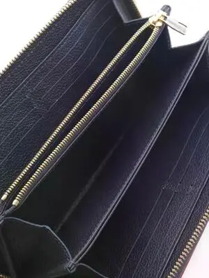 LOUIS VUITTON 2018 Monogram Empreinte Zippy Wallet