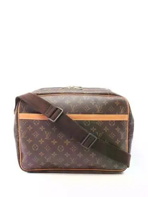 LOUIS VUITTON Monogram Reporter Gm Shoulder Bag - Brown