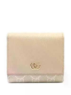Gucci 2010s Gg Marmont Bi-fold Wallet - Neutrals