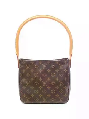 LOUIS VUITTON Monogram Canvas Looping Mm Shoulder Bag - Brown
