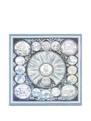 INOUI EDITIONS Graphic-print Square Scarf - White