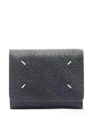 MAISON MARGIELA 2020s Four Stitch Trifold Wallet - Black