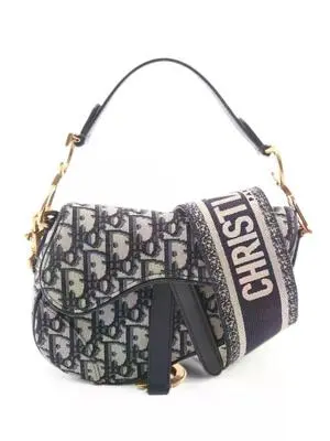 Dior Saddle Oblique Mini Shoulder Bag - Blue
