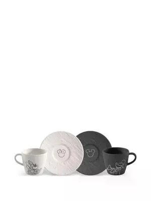 VILLEROY & BOCH Manufacture Mickey Mouse Coffee Cup And Saucer Set - White