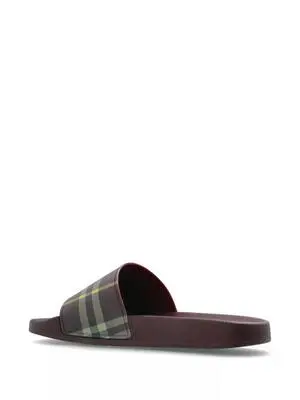 Burberry Check Print Furley Sandals
