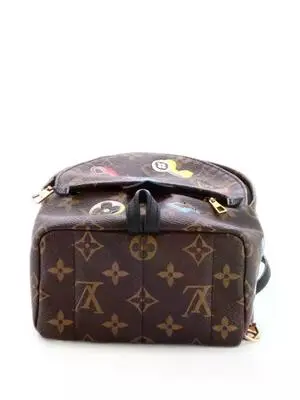 LOUIS VUITTON Palm Springs Limited Edition Love Lock Monogram Canvas Mini Backpack