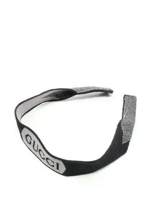 Gucci Logo-knit Glasses Case