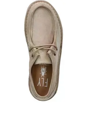 Fly London Suede Moc-toe Boat Shoes