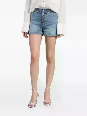 Alice + Olivia Braided Waistband Mini Shorts