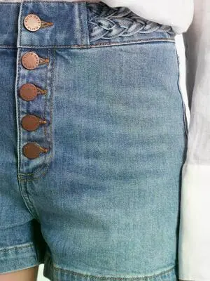 Alice + Olivia Braided Waistband Mini Shorts