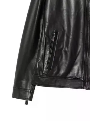 SERGIO MORETTI FIRENZE Zip-up Leather Jacket