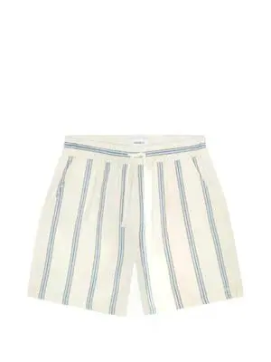 LES DEUX Lawson Vertical-stripe Drawstring Shorts