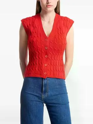 Tommy Hilfiger Cable-knit Button-up Cardigan