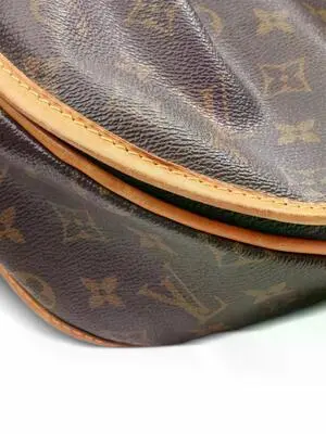 LOUIS VUITTON Monogram Canvas Shoulder Bag - Brown