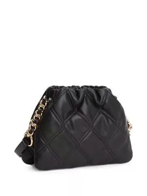 Tommy Hilfiger Quilted Logo Plaque Crossbody Bag