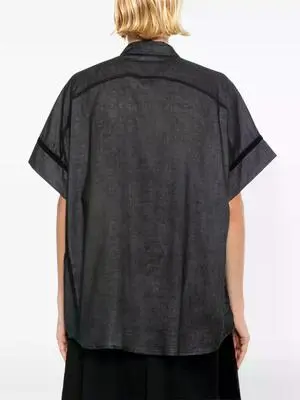 GIOVANNI CAVAGNA Button-up Short-sleeve Shirt