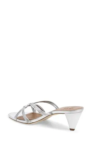 Staud Straud Carrie Strappy Slide Sandal - Silver