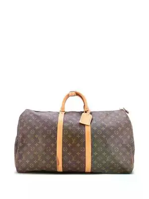 LOUIS VUITTON Keepall 55 Monogram Canvas Travel Bag